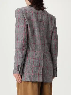 Chloé Double Breasted Checked Jacket