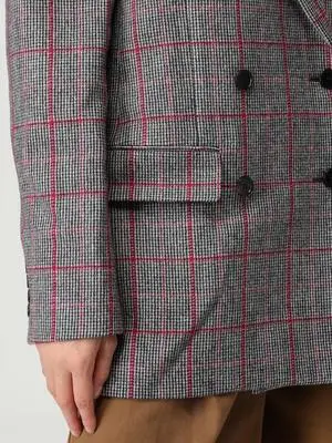 Chloé Double Breasted Checked Jacket