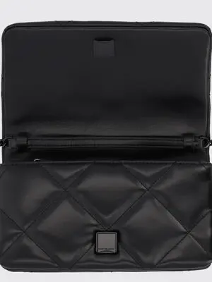Tory Burch Kira Quilted Leather Mini Bag With Double T Logo And Chain Strap