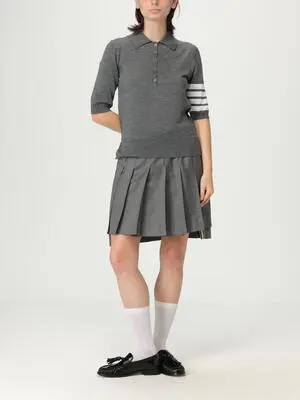 Thom Browne Four-bar Polo Shirt