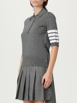Thom Browne Four-bar Polo Shirt