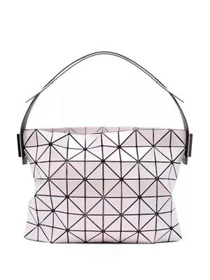 Issey Miyake Geometric-Paneled Shoulder Bag Pink