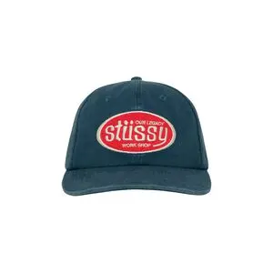 StÜssy X Our Legacy Work Shop Mid-depth Cap - Blue