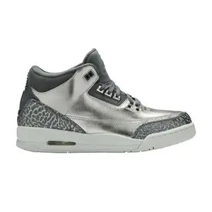 JORDAN 3 Retro Premium Sneakers - Silver