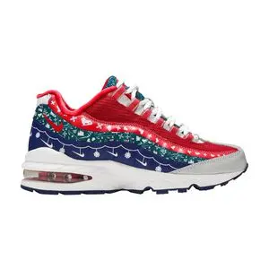 Nike Air Max 95 Gs 'ugly Christmas Sweater' Sneakers - Multicolor