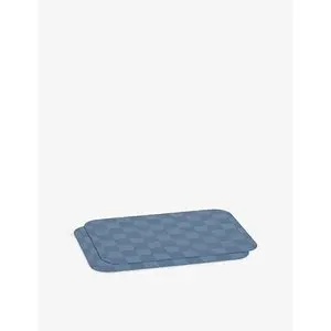 OUR PLACE Mini Silicone Oven Mats Set Of Two Blue Salt