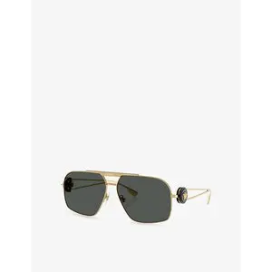 Versace Butterfly-frame Acetate Sunglasses