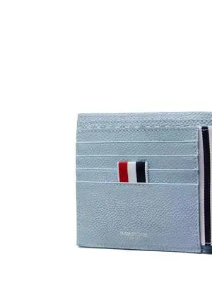 Thom Browne Pebble Grain Bifold Wallet - Blue