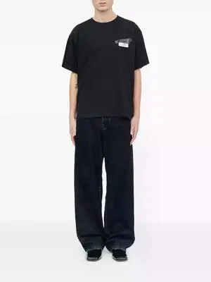 MAISON MARGIELA Numbers-print T-shirt - Black
