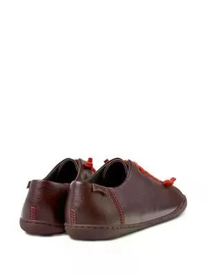 Camper Peu Cami Leather Lace-up Sneakers - Red