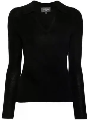 Eric Bompard Knitted Cashmere Polo Top