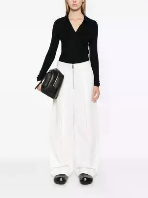 Eric Bompard Knitted Cashmere Polo Top