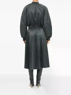 MAISON MARGIELA Cropped Bomber Jacket - Black