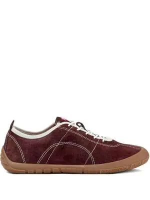 Camper Peu Path Suede Leather Sneakers - Red
