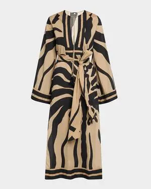 Johanna Ortiz Printed Tunic Dress - Multi