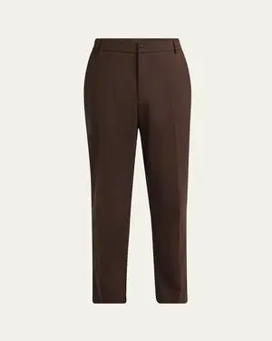 Moncler Moncler Edit Wool-Blend Trousers - Brown
