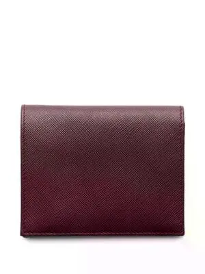 Prada Small Leather Wallet - Red