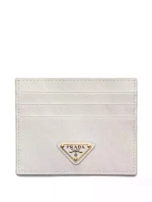 Prada Saffiano Leather Cardholder - White