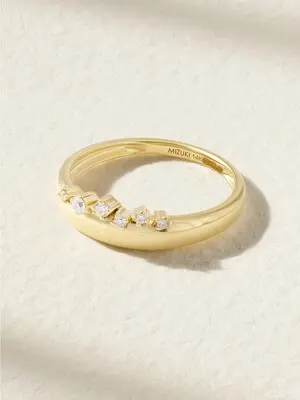 Mizuki 14-karat Diamond Ring - Gold