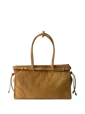 Prada Large Bonnie Tote Bag - Brown