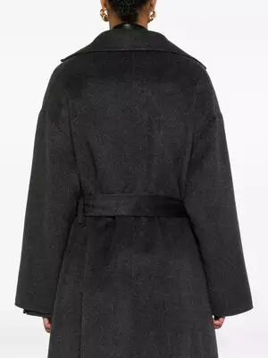 Nanushka Belted Wool Coat