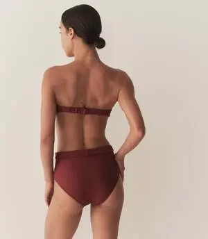 DÔEN Riva Bikini Top - Deep Sumac
