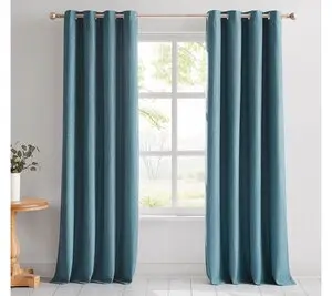 LUSH DECOR Meena Slub Blackout Window Curtain 2 Panels - One-color