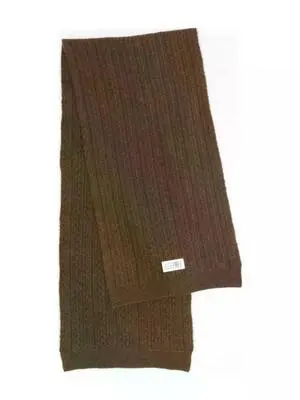 MAISON MARGIELA Ribbed Scarf - Brown