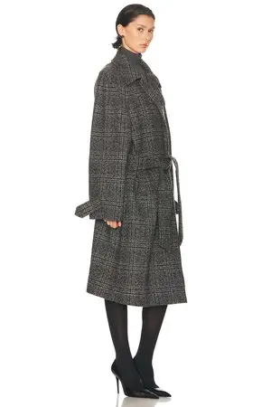 Balenciaga Layered Raglan Coat