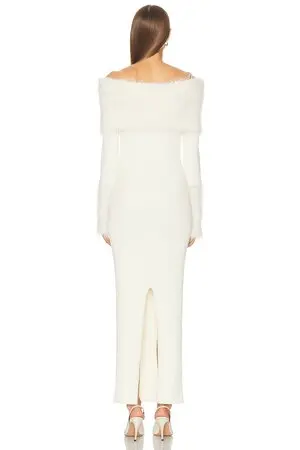 JEAN PAUL GAULTIER Ribbed Hairy Long Dress