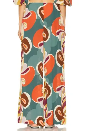 ADRIANA DEGREAS Floral Wide Leg Pant - Unique
