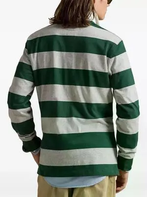 Polo Ralph Lauren Striped-pattern Long-sleeve Polo Shirt