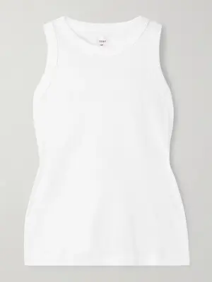 LESET Nando Ribbed Cotton-jersey Tank