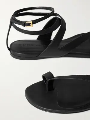 Khaite Aimee Leather Sandals