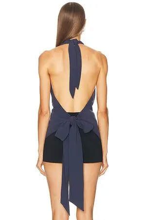 Cult Gaia Augusta Halterneck Top