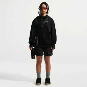 Nike Tuff Fleece" Pullover Hoodie - Black