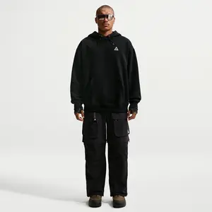 Nike Tuff Fleece" Pullover Hoodie - Black