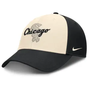 Nike Chicago White Sox Statement Club Dri-fit Mlb Adjustable Cap - Black