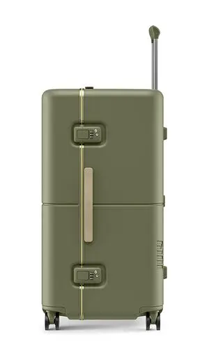 JULY Checked Trunk - Olive