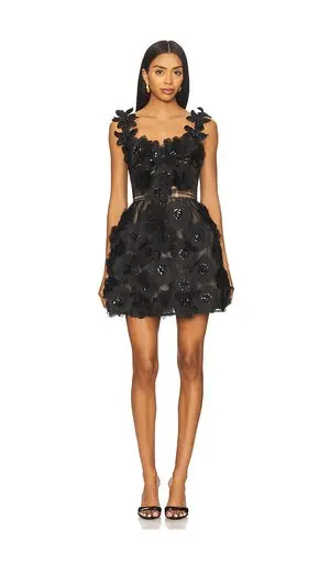 BRONX BANCO Rosalie Noir Mini Dress