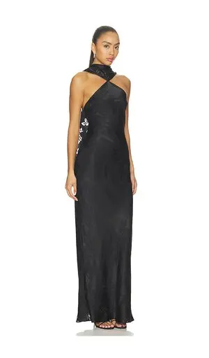 Amanda Uprichard Ashton Maxi Dress - Black