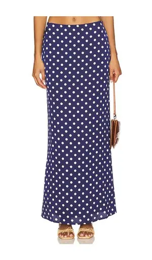 Polka Dot Maxi Skirts