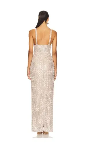 BRONX BANCO Bronx And Banco Allegra Sequin Maxi Dress
