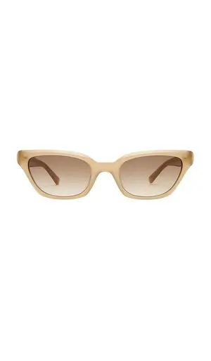 LUV LOU The Drew Sunglasses - Bisque & Brown Grad
