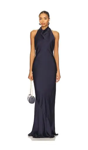 Cowl Halter Neck Dresses