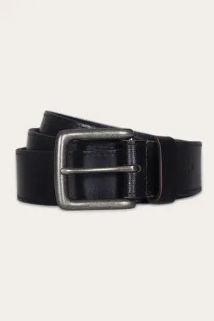 Frye 35 Mm Leather Belt - Black