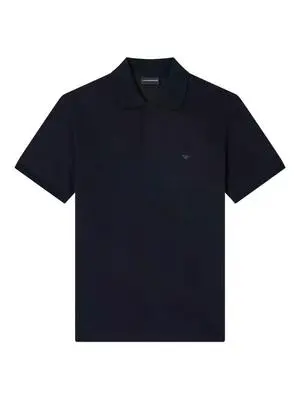 Emporio Armani Logo-appliqué Polo Shirt
