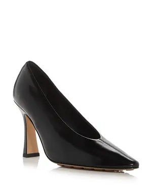 Bottega Veneta Sofia Leather Pumps - Nero