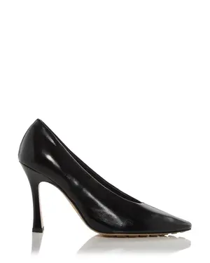 Bottega Veneta Sofia Leather Pumps - Nero