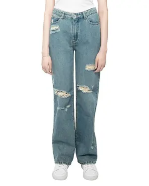 Blue Distressed Jeans